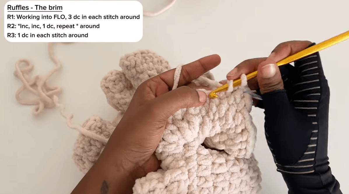 7 Easy Steps: Crochet Ruffle Hat Tutorial – Stunning Beginner-Friendly ...