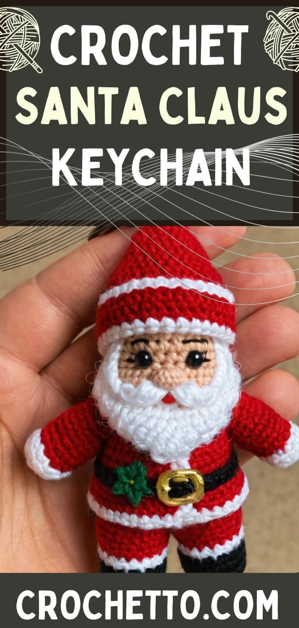 Adorable Free Santa Crochet Pattern for All Ages Include a Free ...