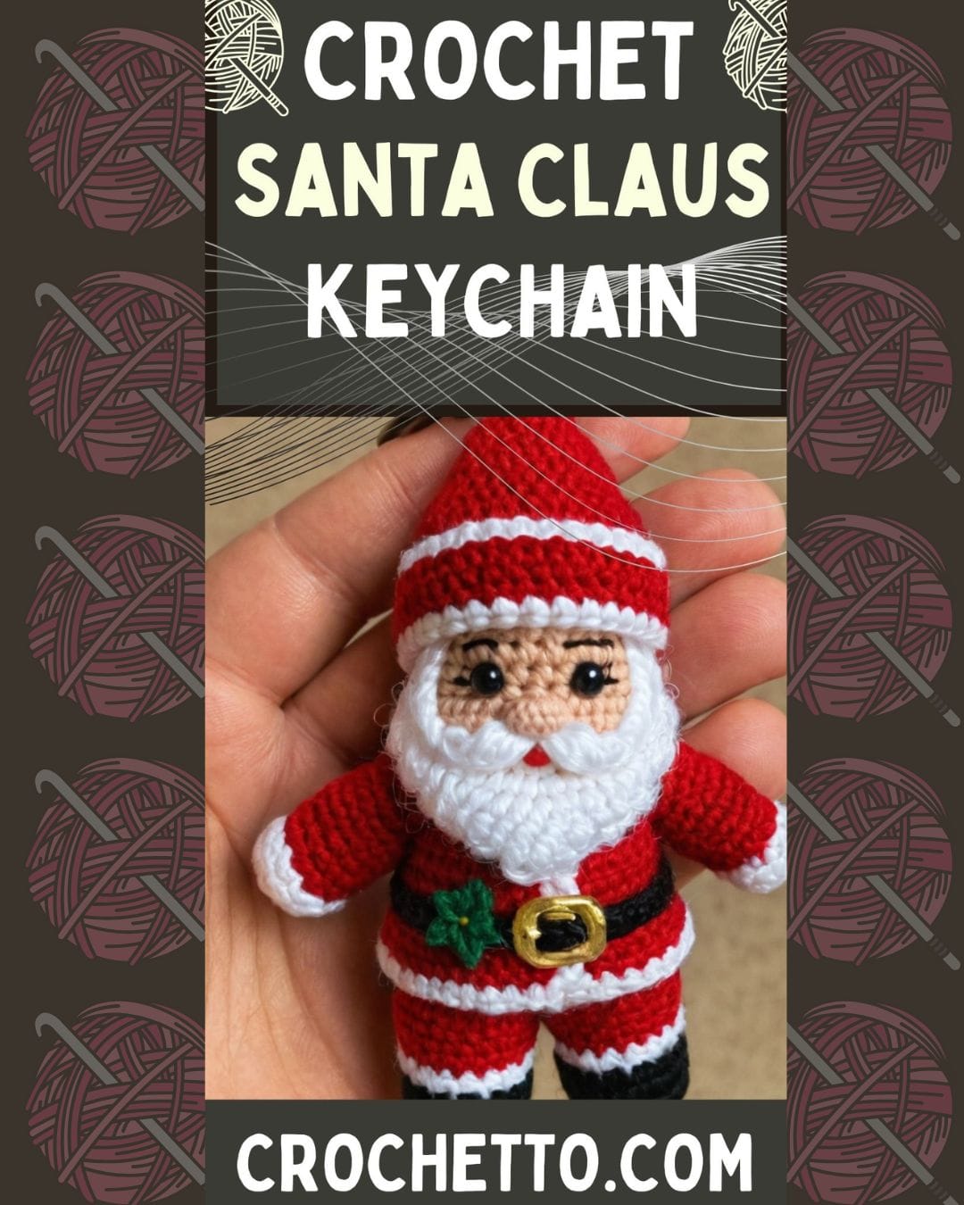 Adorable Free Santa Crochet Pattern for All Ages Include a Free ...