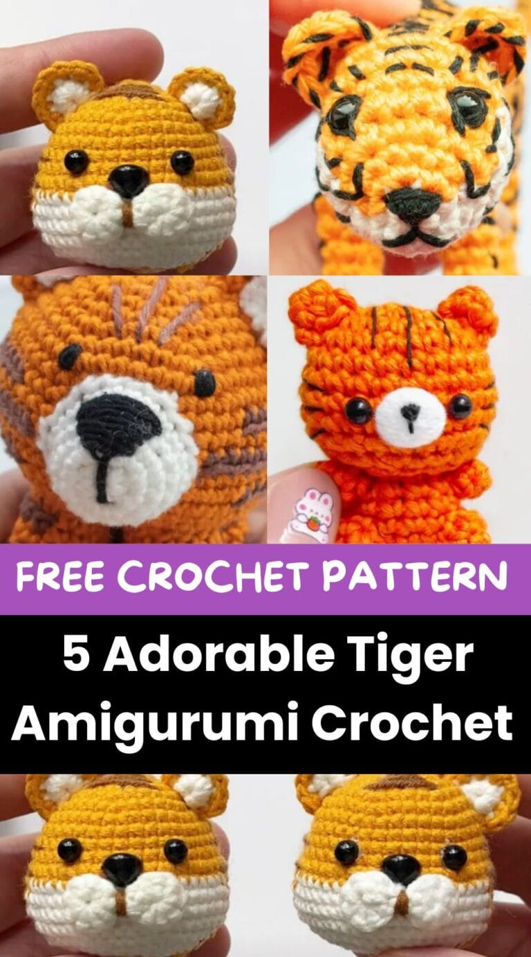 5 Adorable Tiger Amigurumi Crochet Tutorials to Try Today!