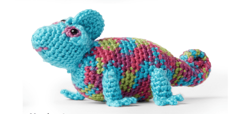 Red Heart Colorful Chameleons Crochet Pattern
