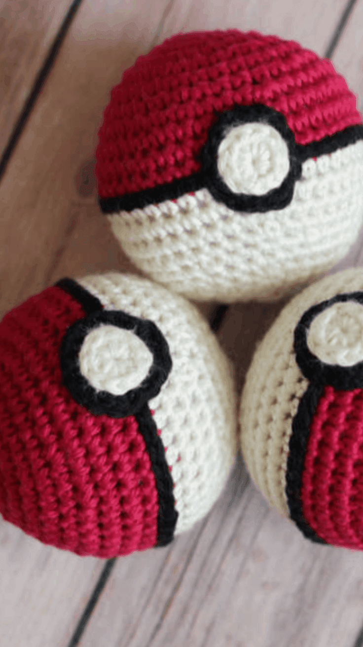 pokeball crochet pattern: Crochet a Plush Poké Ball: A Step-by-Step Guide!