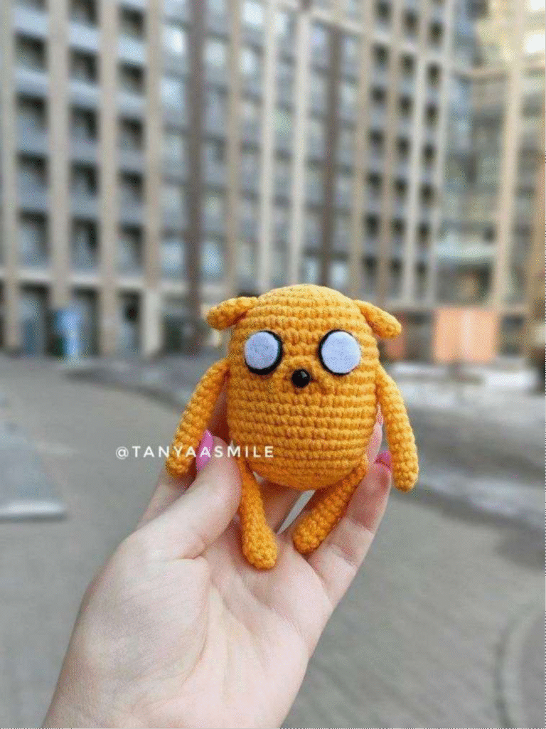 Adventure Time Jake: Free Crochet Dog Pattern