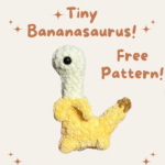 Bananasaurus crochet pattern free