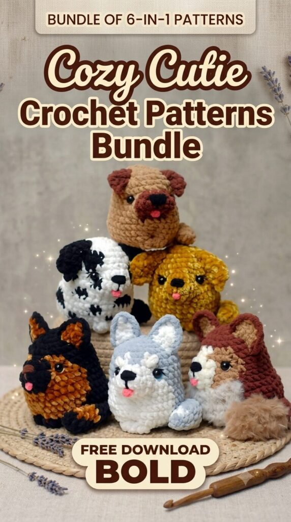 Cozy cutie crochet Patterns Bundle - FREE DOWNLOAD